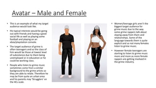 Mind map and target audience | PPT