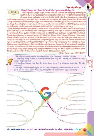 Mind map lop 12 doc thu | PDF
