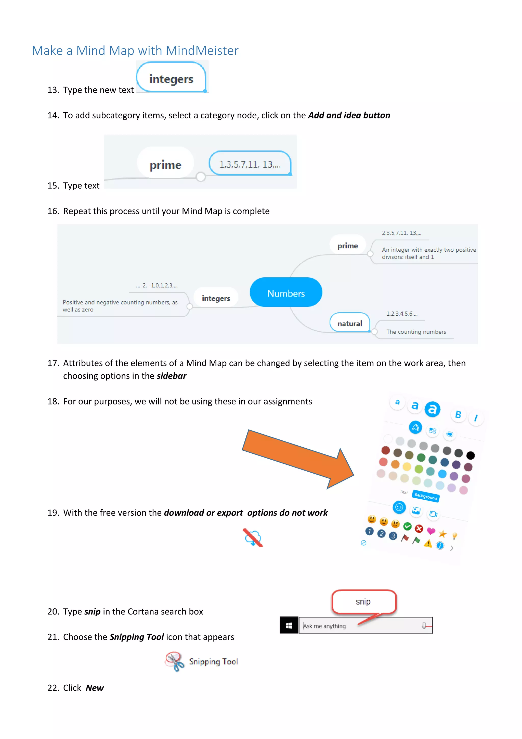 Make a Mind Map with Mindmeister | PDF