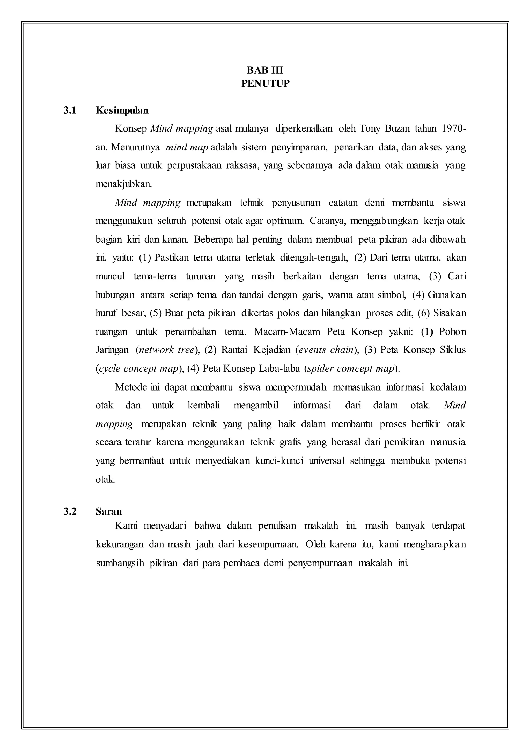 Mind mapping | DOCX