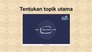 MATERI PEMBELAJARAN MIND MAPPING SMK DESAIN KOMUNIKASI VISUAL | PPTX