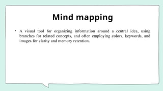 Mind Mapping values for real application | PPTX