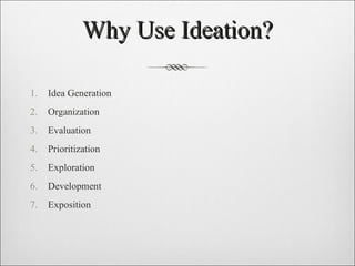Mind Mapping Ideation Final | PPT