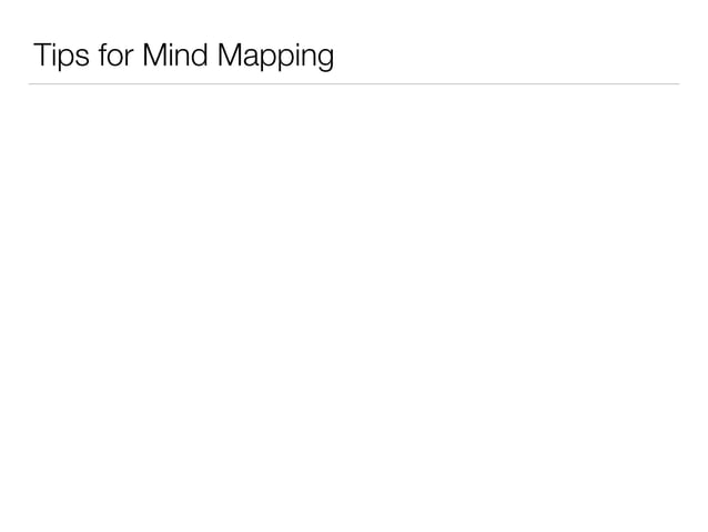 Mind mapping 101 | PPT