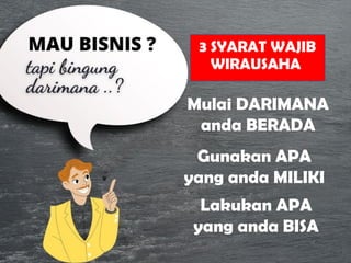 mind mapping untuk wirausaha untuk membangun usaha | PDF