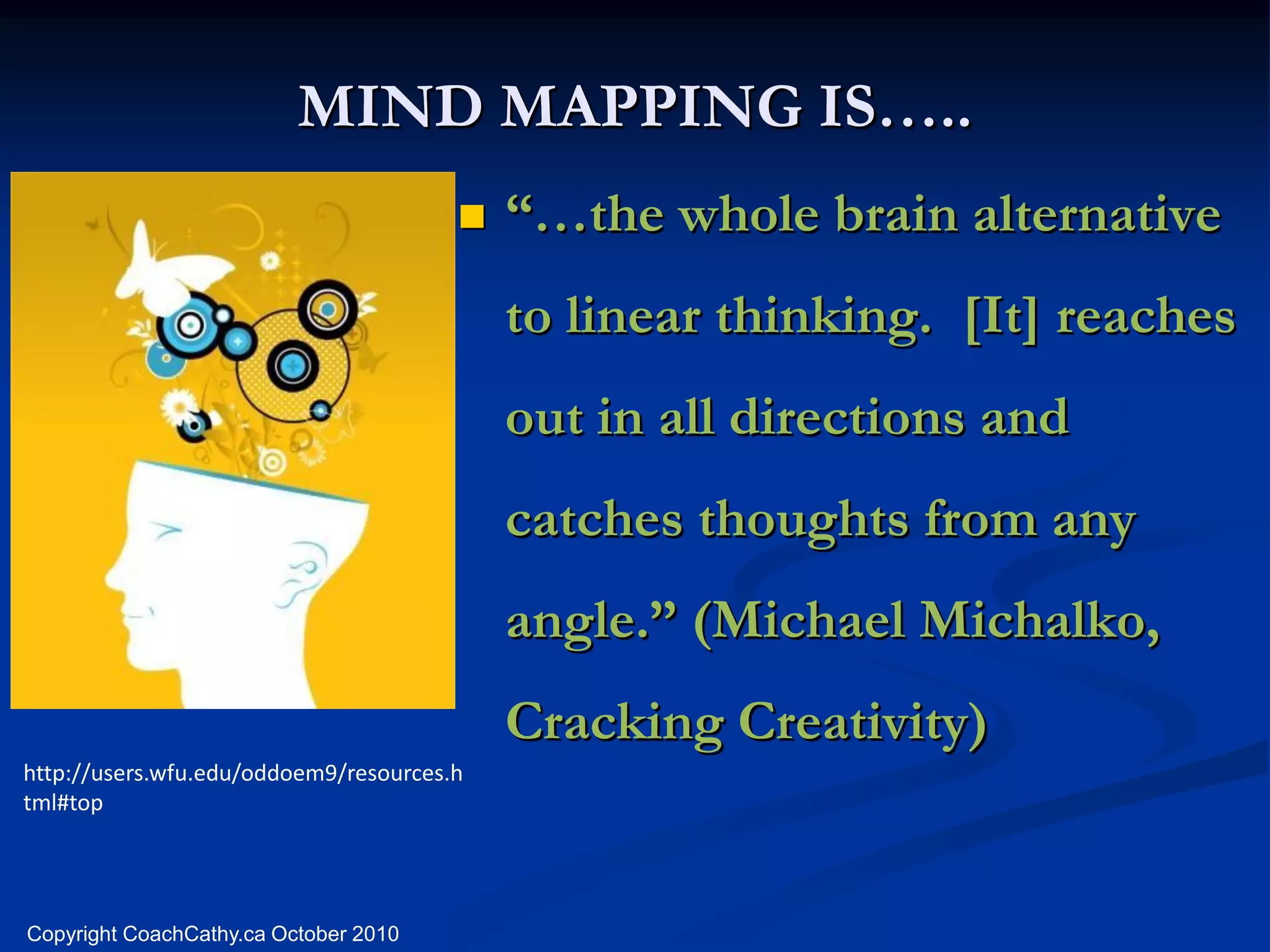 Coach Cathy: Mind Mapping | PDF