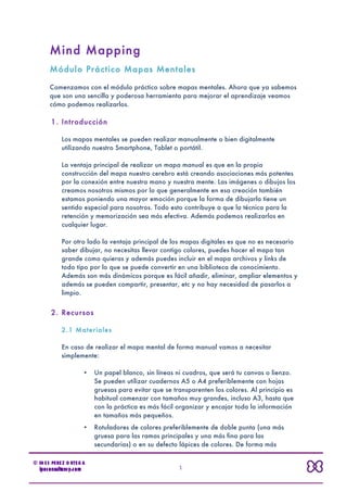 Mind mapping práctica y software | PDF