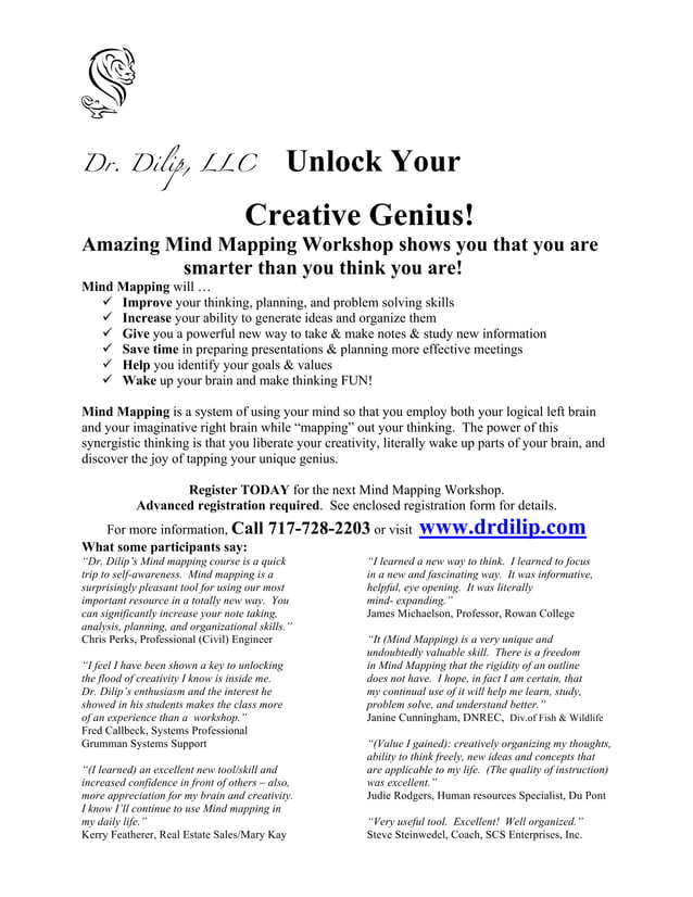 Mind mapping workshop | PDF