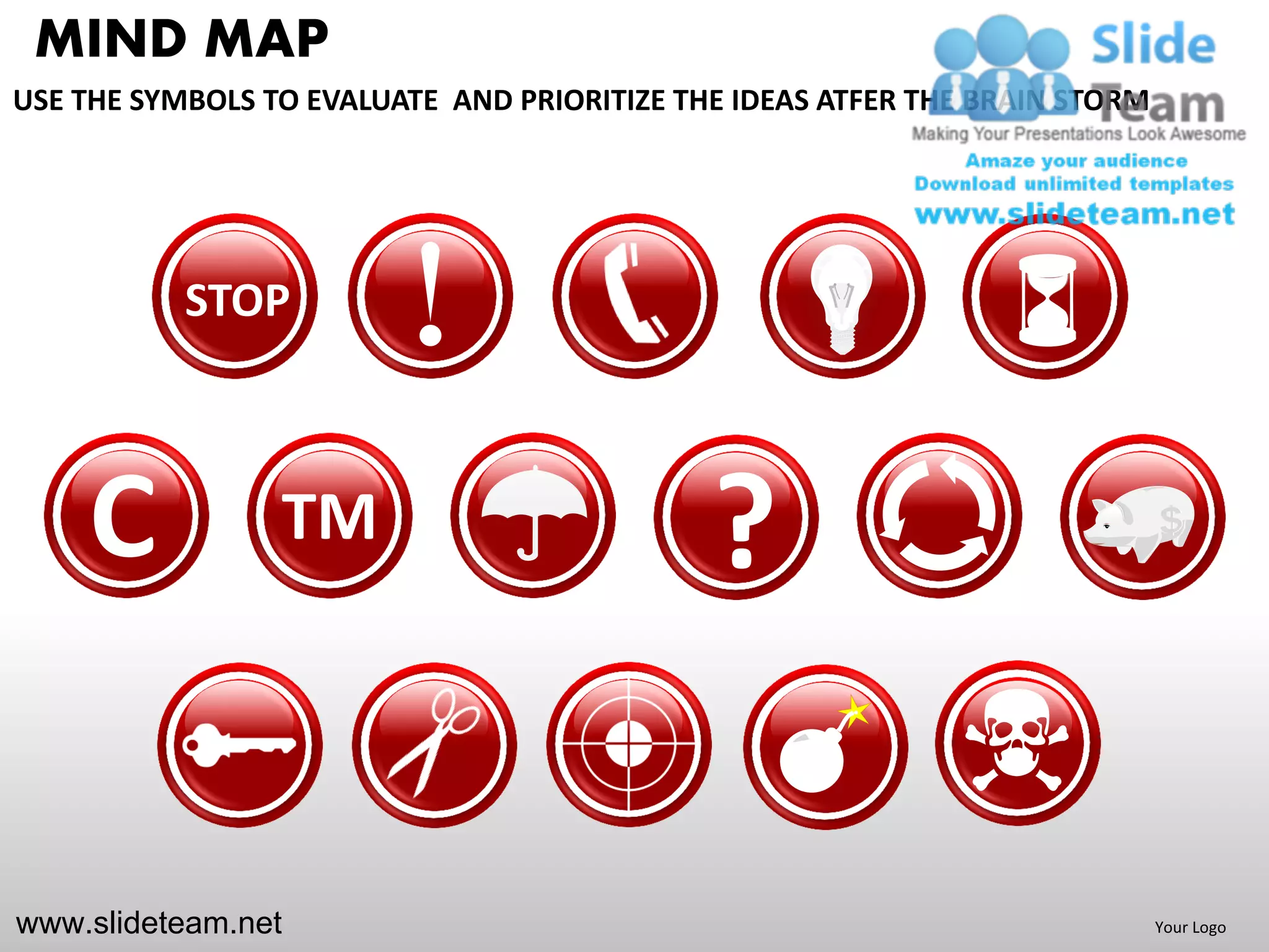 Mind map powerpoint presentation slides. | PDF | Technology & Computing