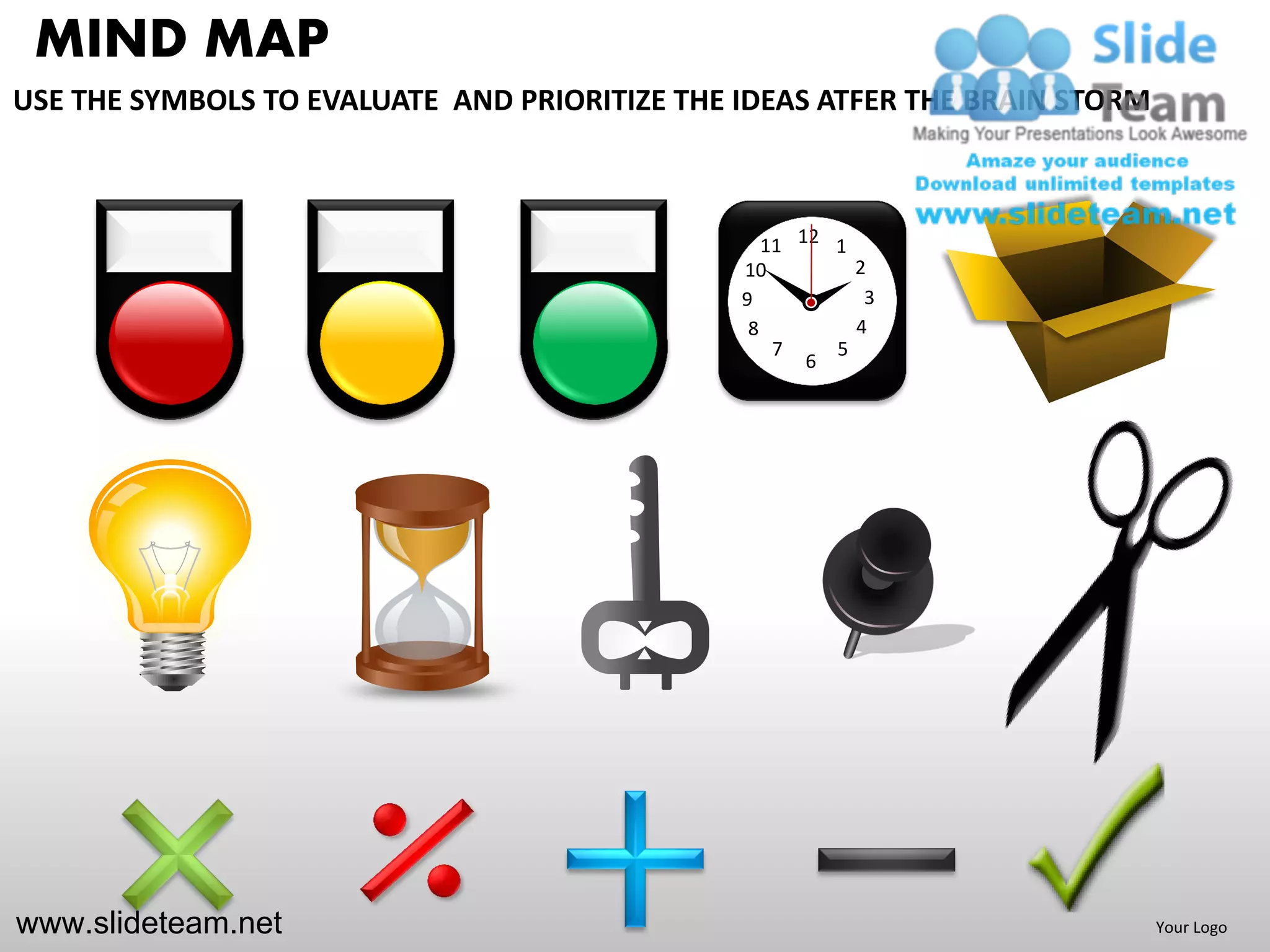 Mind map powerpoint presentation slides. | PDF | Technology & Computing