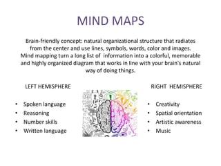 Mind maps | PPTX