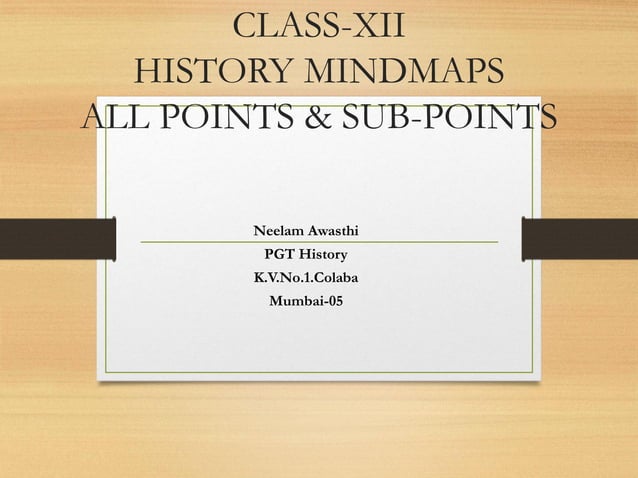 Mind maps class 12 | PDF