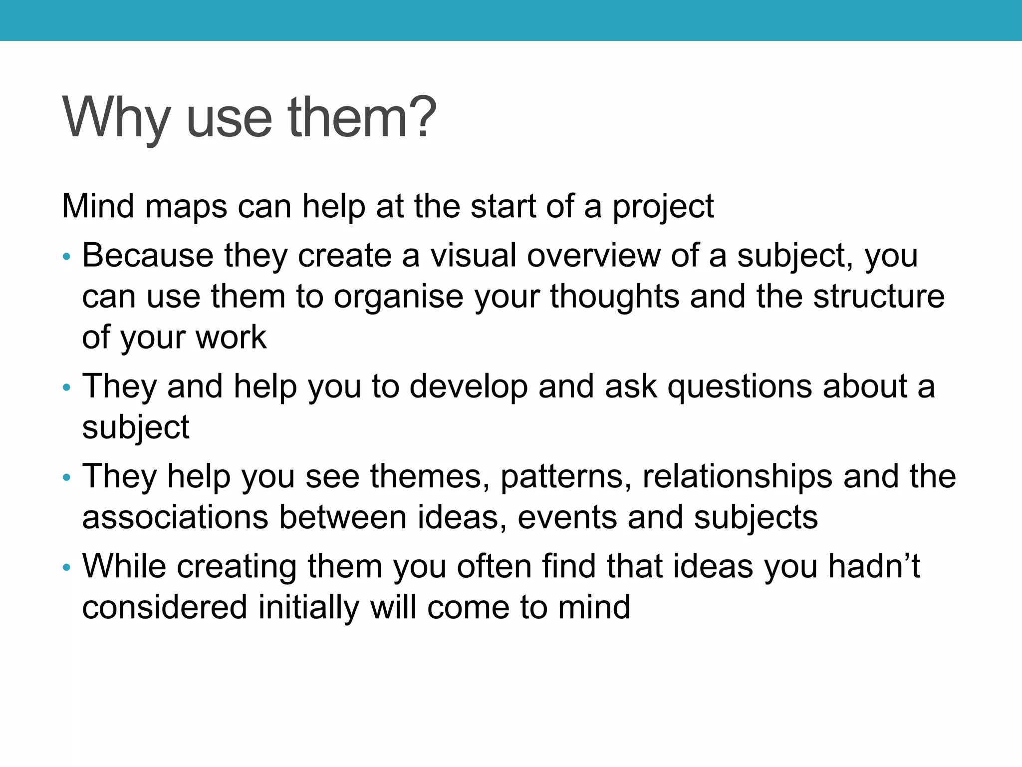 A brief introduction to mind maps | PPT