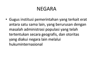 Mind map Sosiologi Politik | PPTX