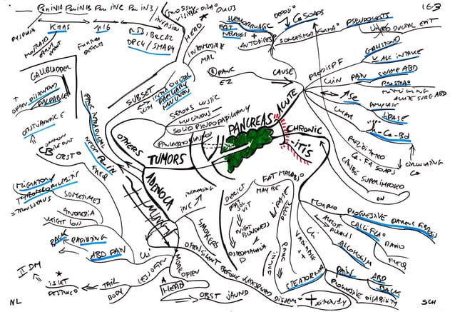 Mind maps pathology liver gallbladder exocrine pancreas | PDF
