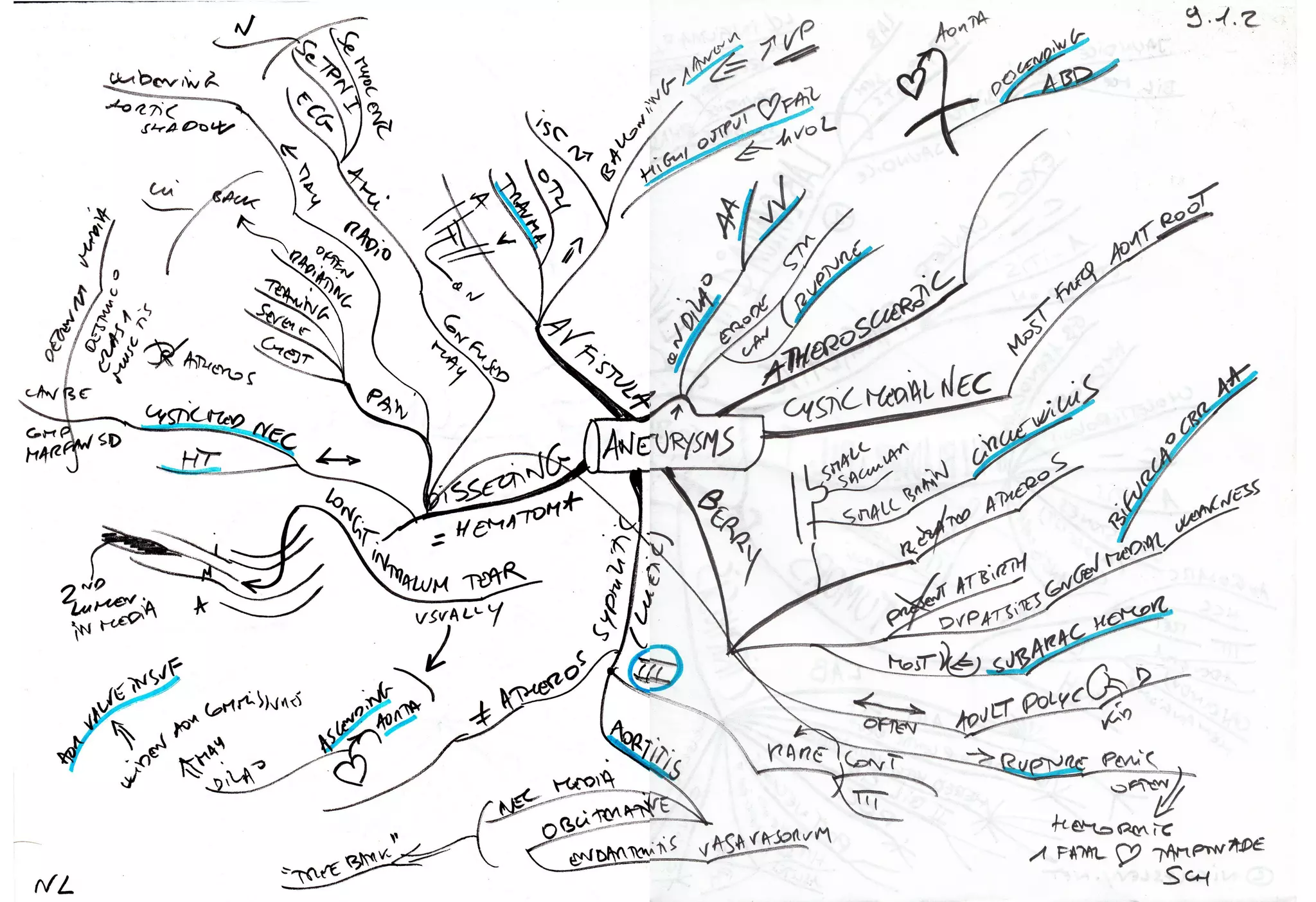 Mind maps pathology_vascular | PDF