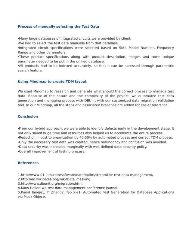 Mind Map Test Data Management Overview | PDF | Databases | Computer ...