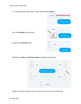 How To use Mindmeister to brainstorm | PDF