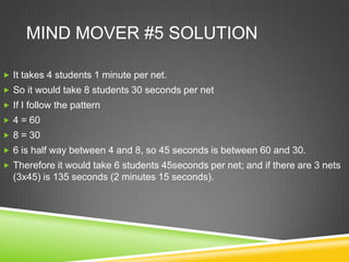 Mind mover 1 to 7 | PPTX