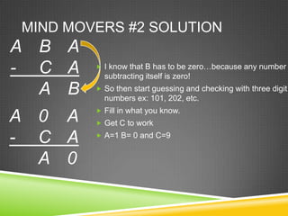 Mind mover 1 to 7 | PPTX