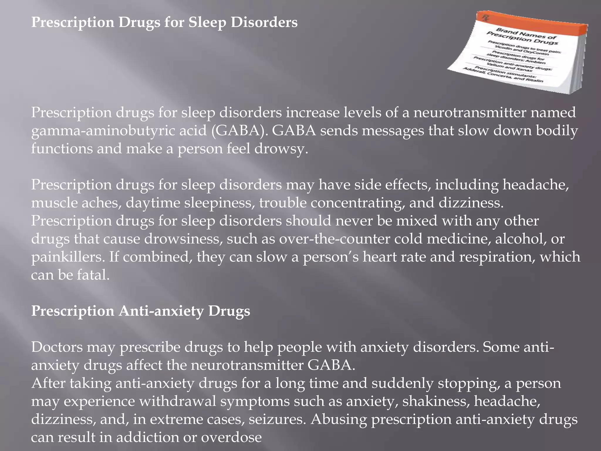 Mind over matter prescription drug abuse | PPTX