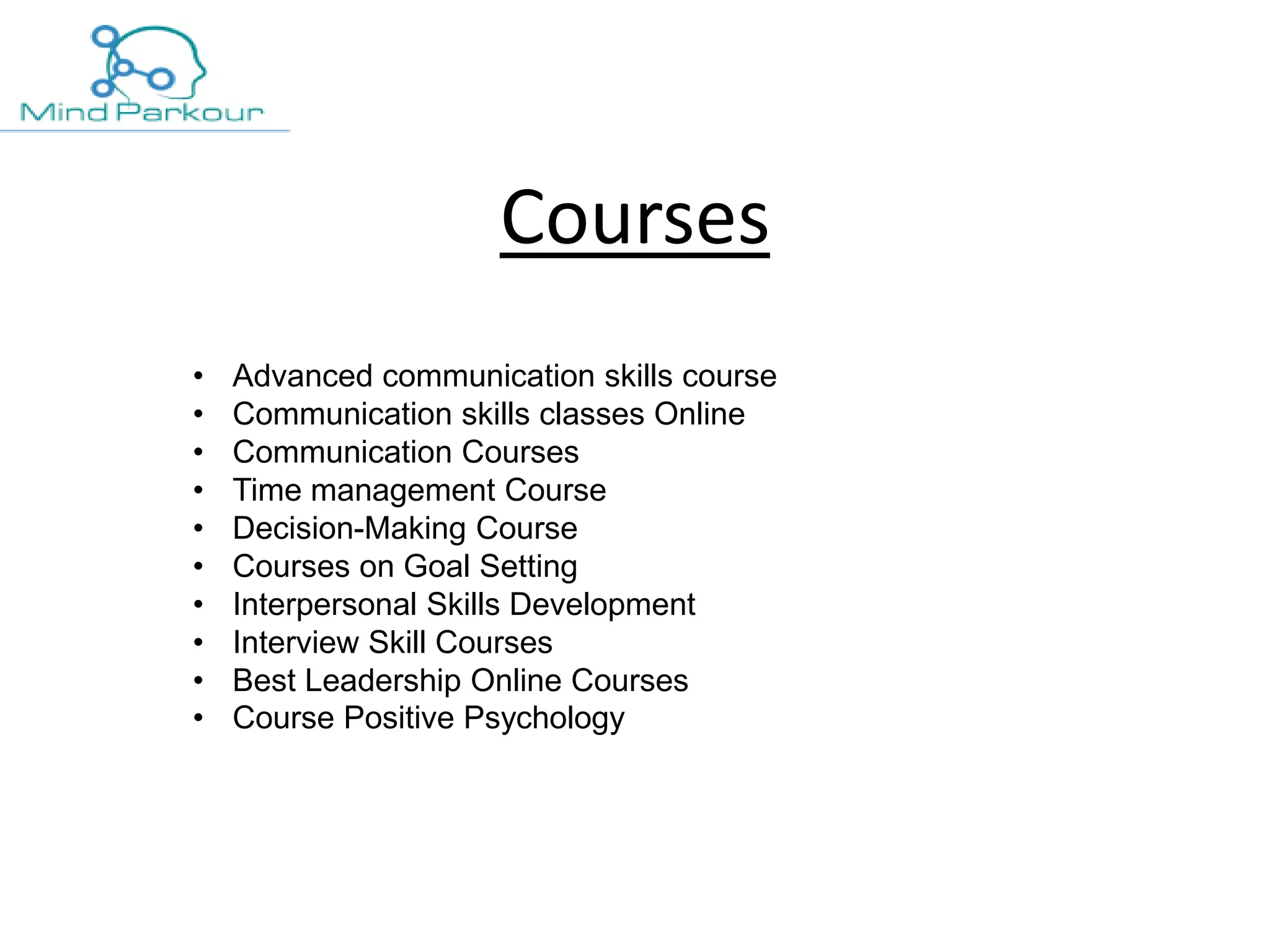 Interview Skill Courses | PPT