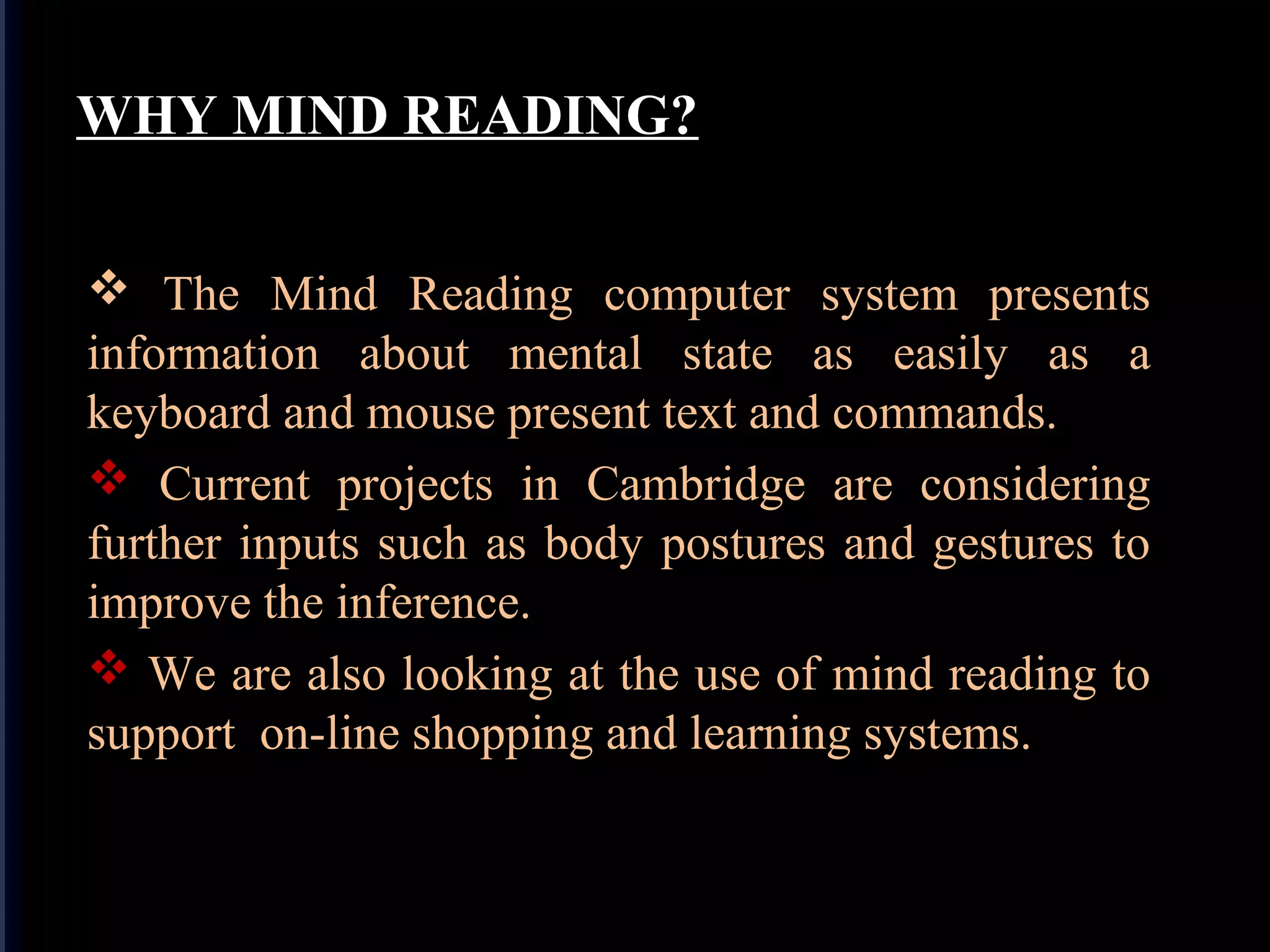 Mind reading computer | PPT
