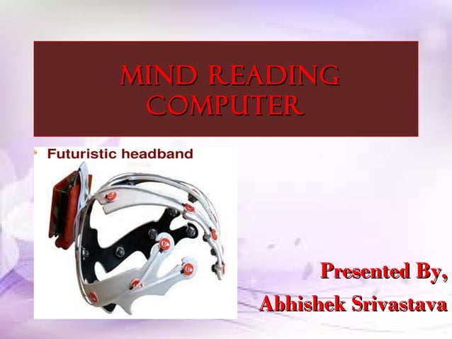 Mind reading computer | PPT