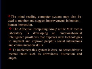 Mind reading computer | PPT