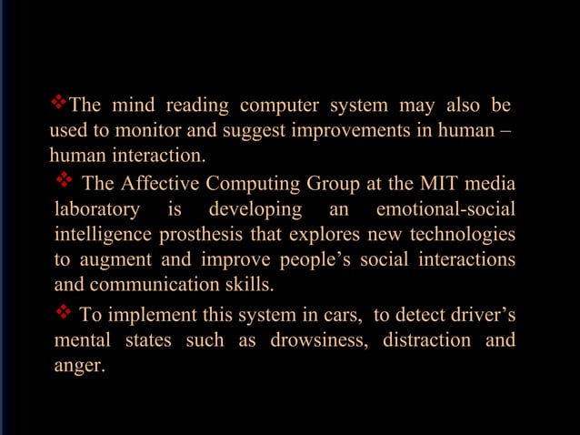 Mind reading computer | PPT