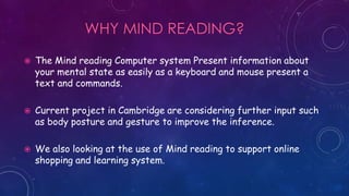 Mind Reading Computer | PPT