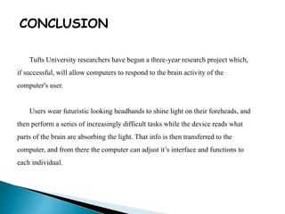 Mind reading computer | PPTX