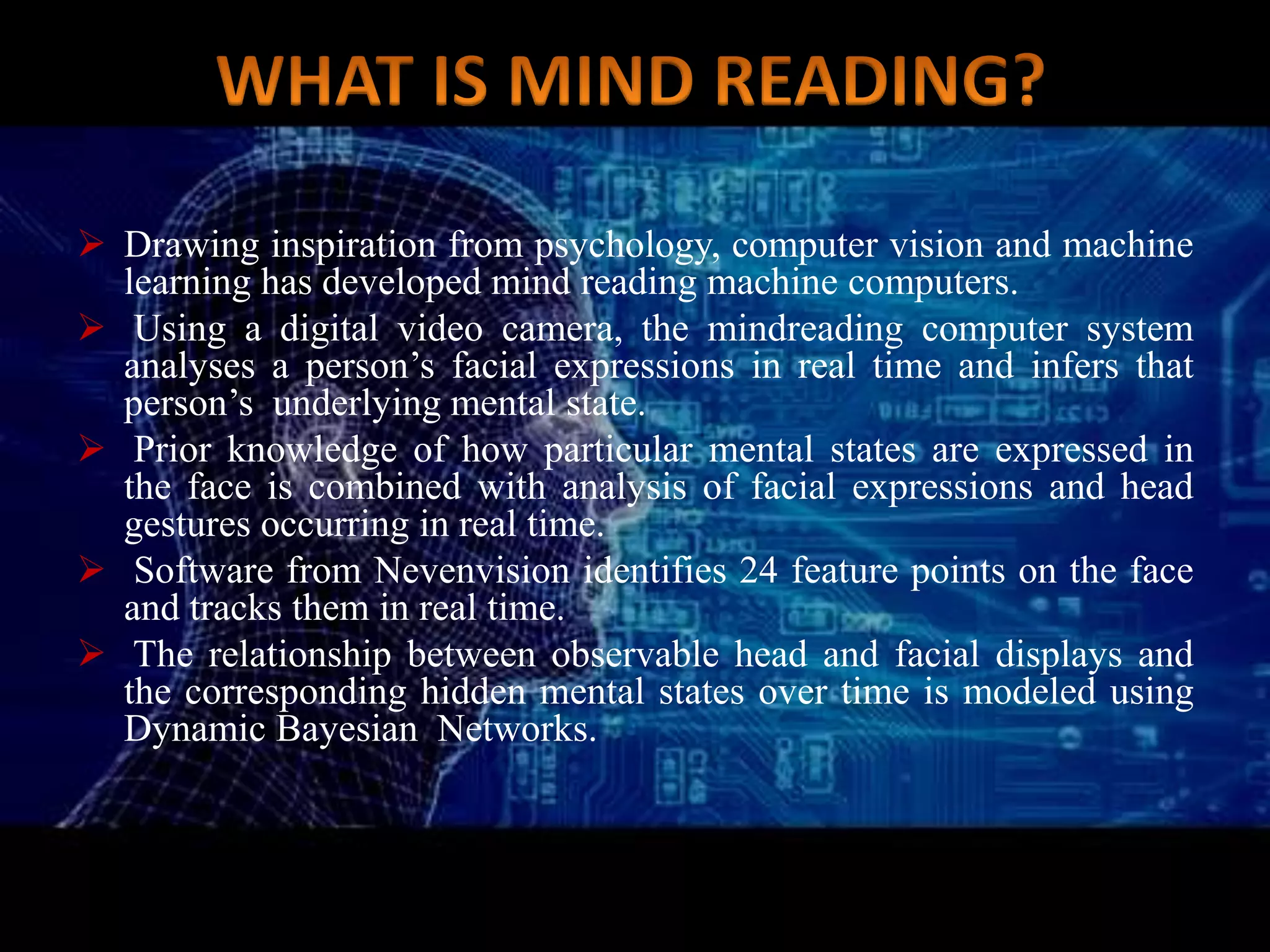 Mind Reading Computer | PPTX