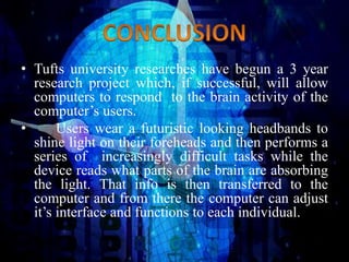 Mind Reading Computer | PPTX
