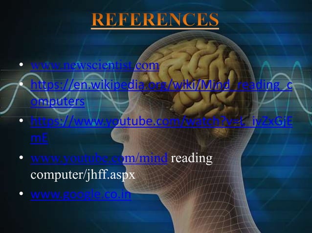 Mind Reading Computer | PPTX | Brain and Nervous System Disorders | Diseases and Conditions
