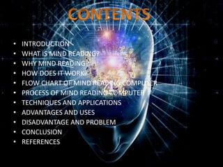 Mind Reading Computer | PPTX