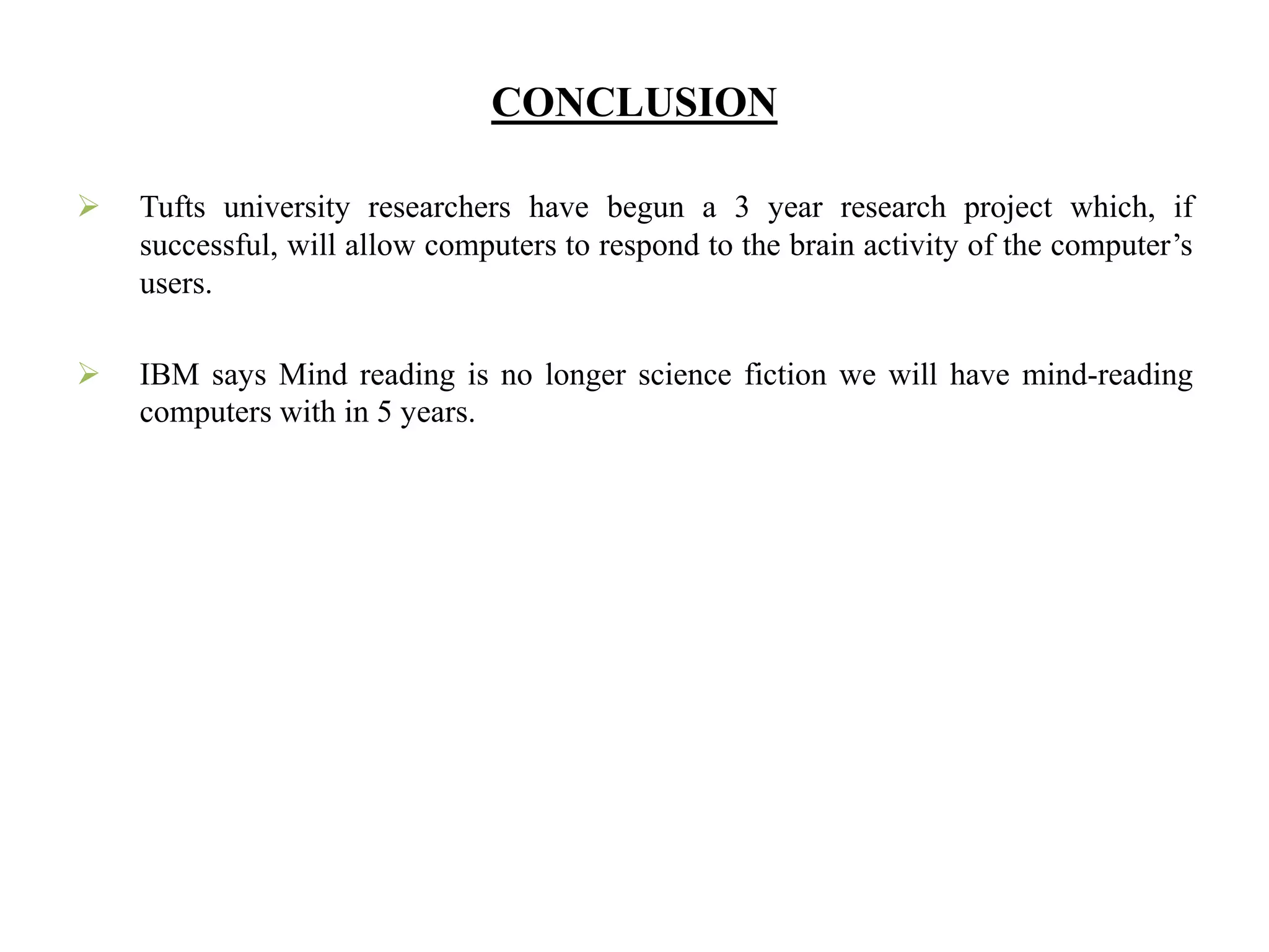 Mind reading computer ppt | PPTX