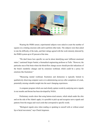 Mind reading computer report | DOC