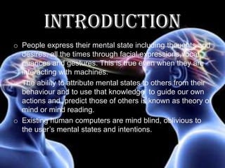 Mind reading computers | PPTX