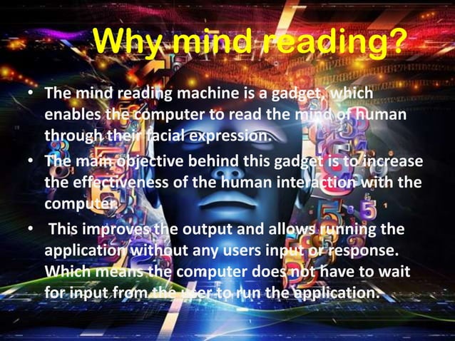 Mind reading computers | PPTX