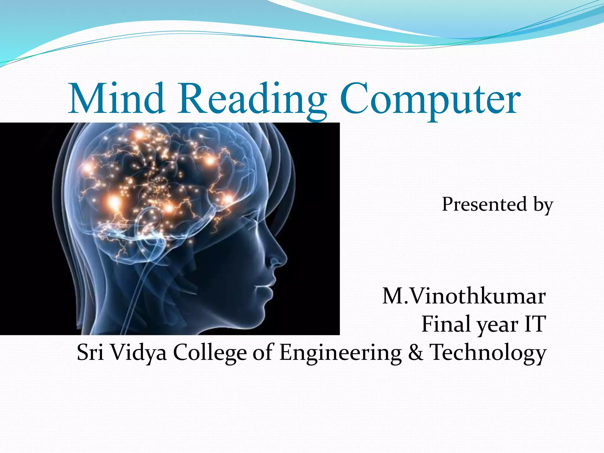 Mind reading computer | PPT