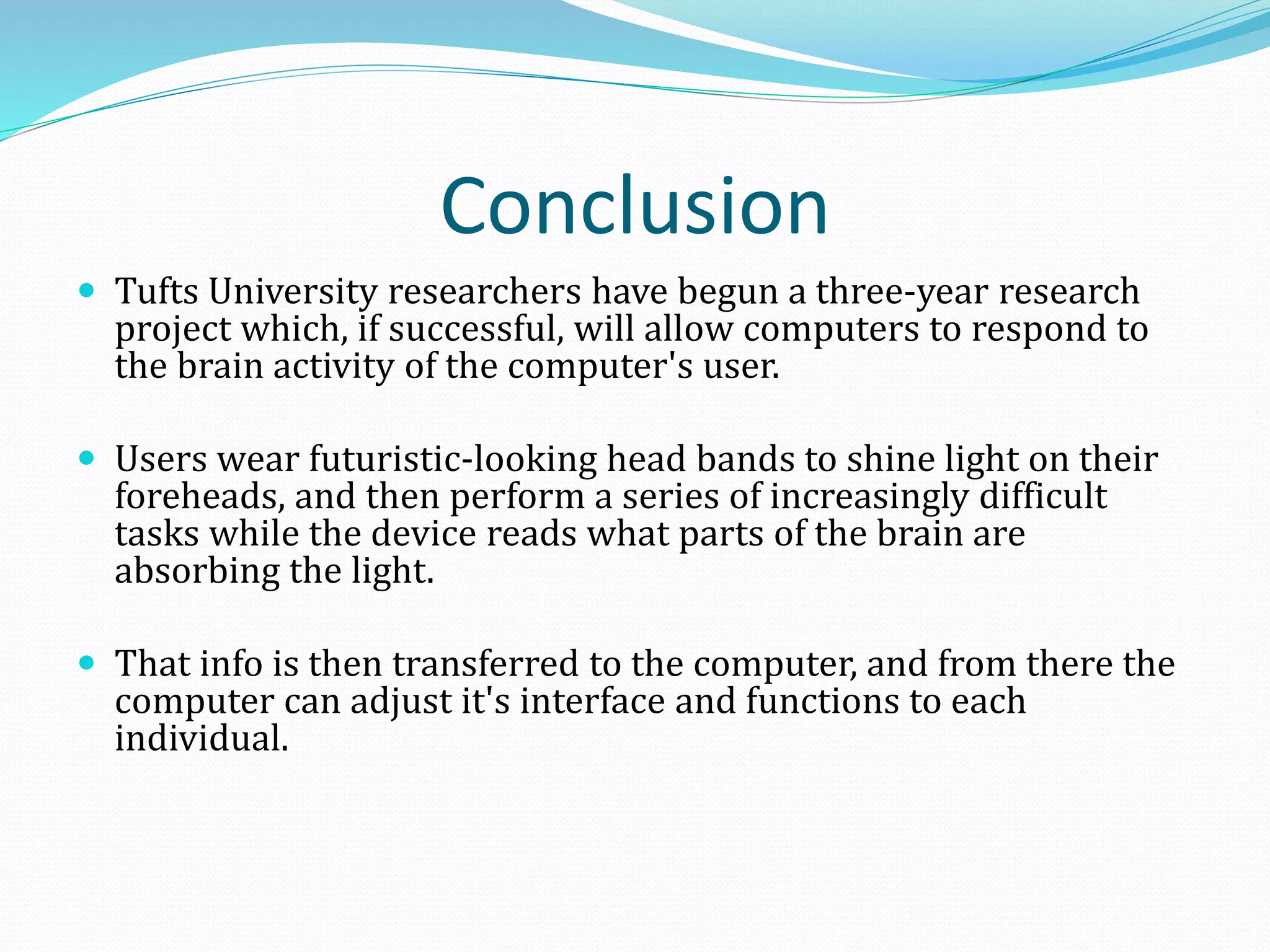 Mind Reading Computer Ppt
