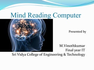 Mind reading computer | PPT