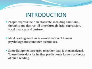 Mind reading computer | PPT