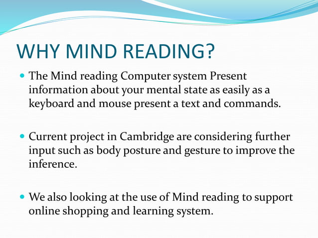 Mind reading computer | PPT