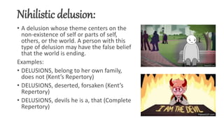 MIND RUBRIC - delusion with types of delusion | PPTX | Mental Health ...