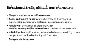 MIND RUBRIC - delusion with types of delusion | PPTX