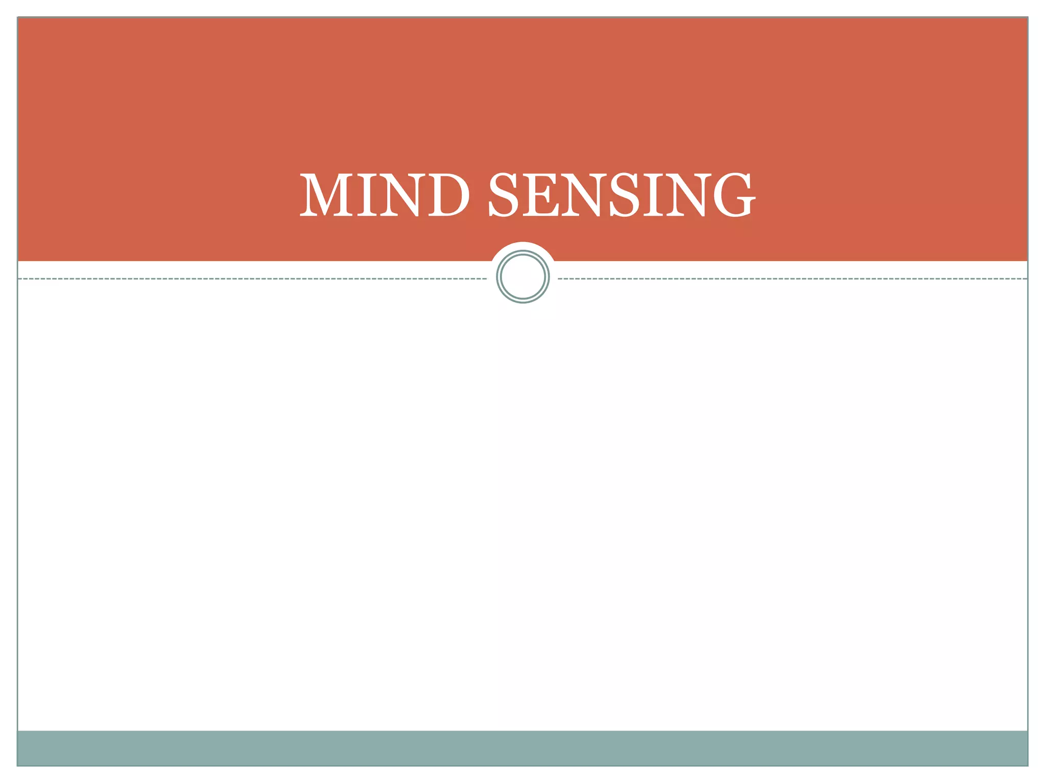 Mind scanning | PPTX