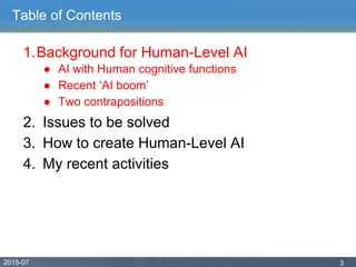 Human-Level AI & Phenomenology | PPTX