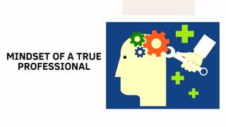 Mindset of a true professional | PDF